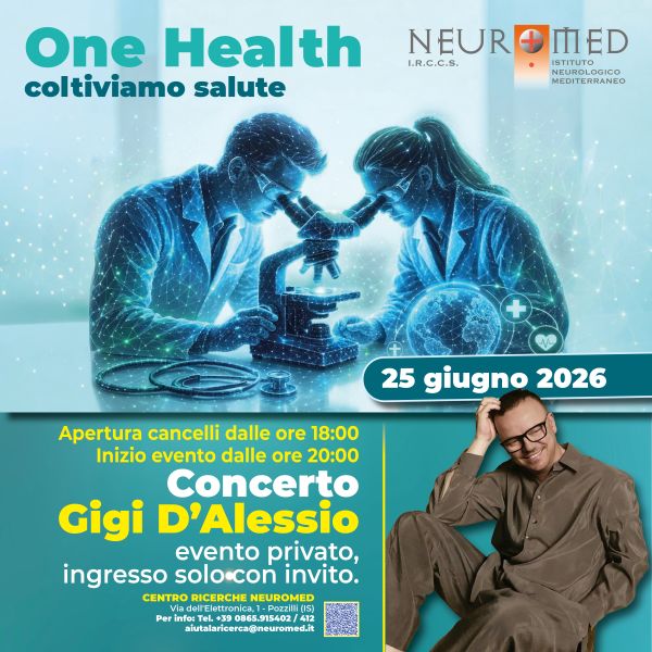 "One Health coltiviamo salute" con la partecipazione di Gigi D'Alessio ...